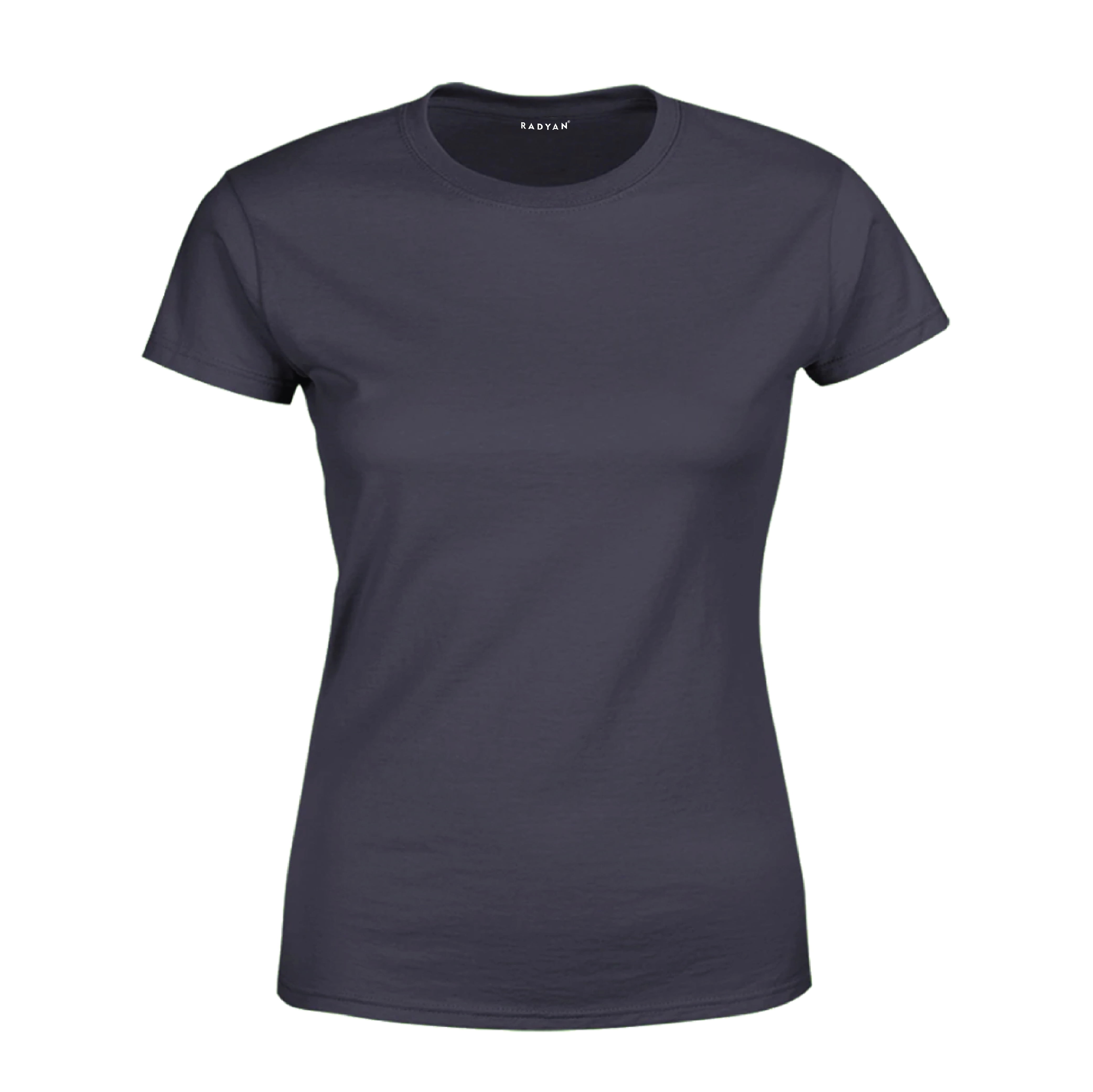 Radyan Women’s Crew Ultra Soft Short-Sleeve T-Shirts, Navy, (Small to ...