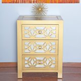 River of Goods Monroe Mirrored 28" H Chest - Walmart.com