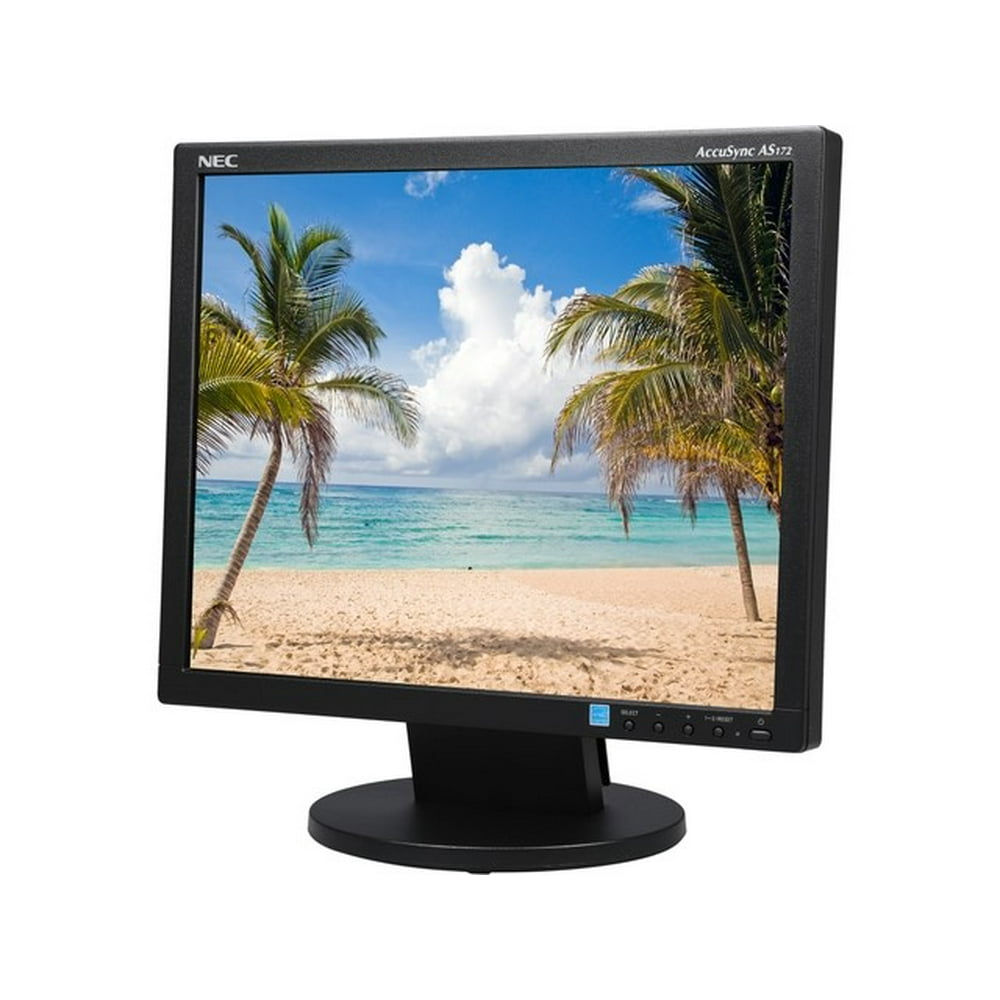 NEC Display AccuSync AS172-BK 17-inch LCD Monitor - Walmart.com ...