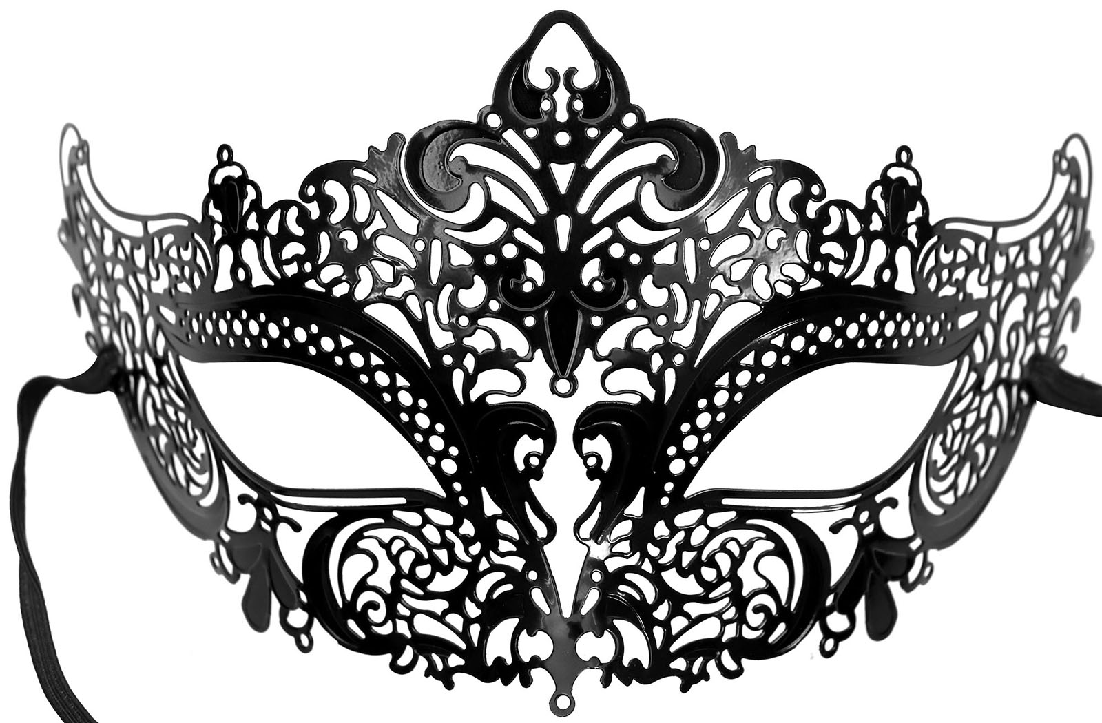 Women's Sexy Metal Laser Cut Mask Opera Prom Party Venetian Masquerade ...