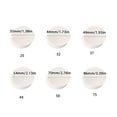 100Pcs White Circular Paper Button Maker Circular Paper For Handmade ...