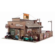 Life-Like Trains HO Scale Fire House Building Set, Model Railroad ...