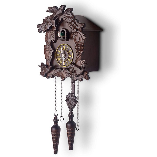 Kendal Handcrafted Wood Cuckoo Clock MX210 - Walmart.com