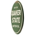 Quaker State Motor Oil Metal Button Sign - Walmart.com