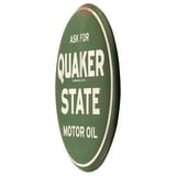 Quaker State Motor Oil Metal Button Sign - Walmart.com