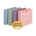 Notes File Jackets Straight Tab, 2" Expansion, Letter Size, Assorted ...
