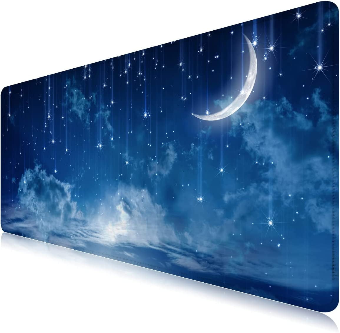Large Mouse Pad Gaming Mouse Pad Moon,Extended Mouse Pad XXL 35.5x15.8 ...