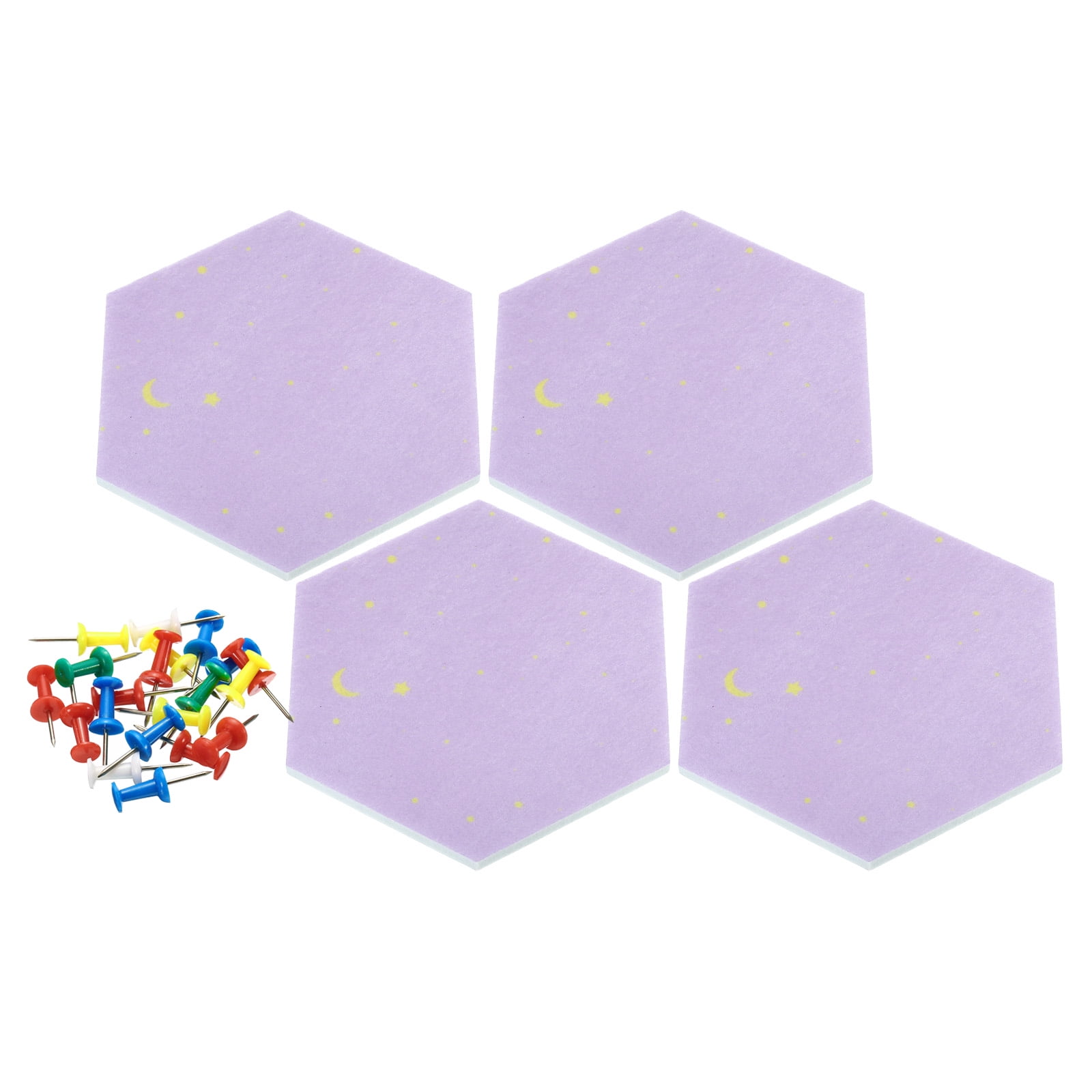 Click here for Unique Bargains Self Adhesive Hexagon Moon Wall Pi... prices