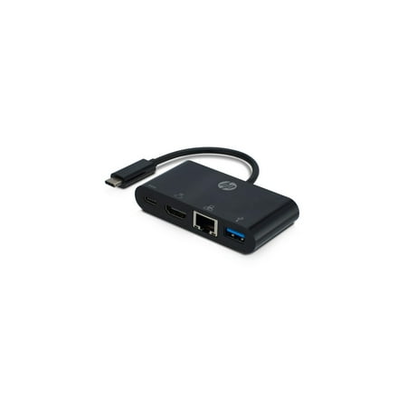 HP USB C to HDMI/USB C/USB A/LAN Adapter - Walmart.com