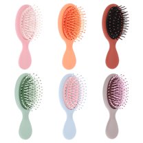 6 pcs Detangler Hair Brush Mini Detangling Brush Small Wet Hair Mini ...