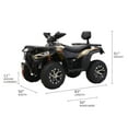 Massimo Motor MSA450F 4 Stroke EFI ATV - Sand Color, 25 HP, 352cc ...