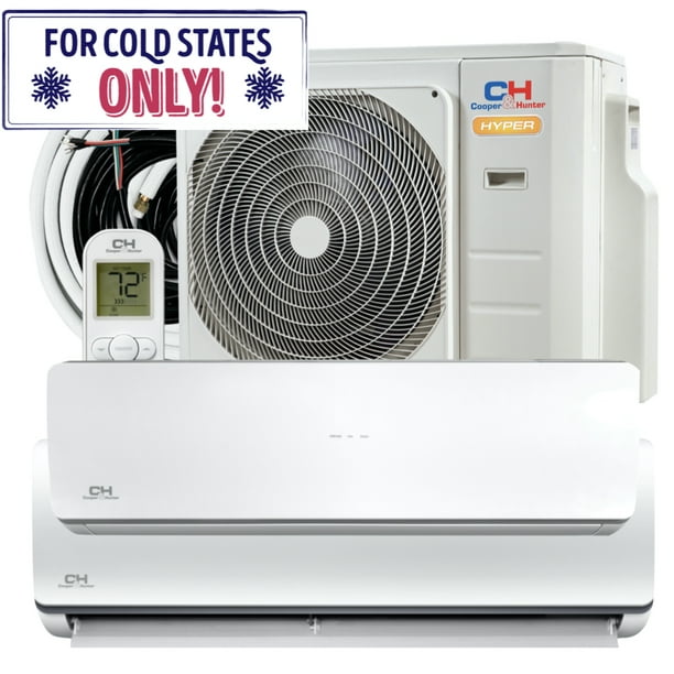 Cooperandhunter Dual 2 Zone 48 000 Btu Hyper Series Multi Zone 24k 24k