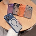 Four Corners Protection Skin Touch Feel Camera Protect Magnetic Phone ...
