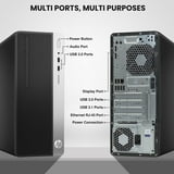 Restored HP G4 Desktop Tower Computer PC Intel Hexa Core i5-8500 upto 4 ...