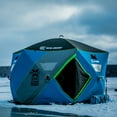CLAM X-600 Portable 7 Person 11.5' Pop Up Ice Fishing Thermal Hub ...