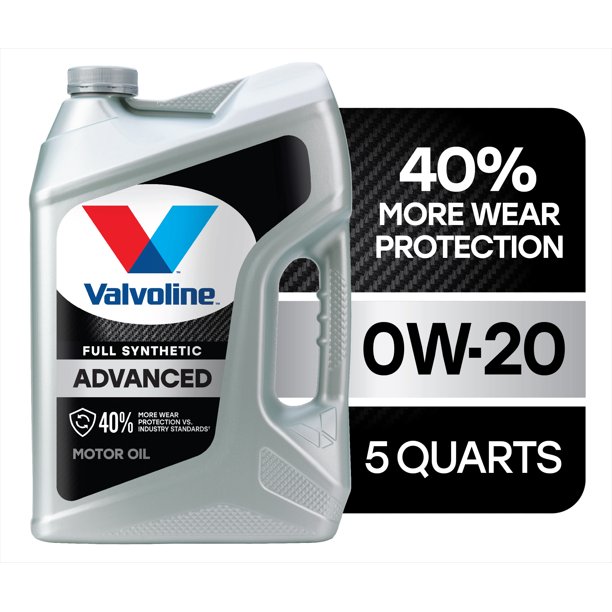 Valvoline Advanced Full Synthetic 0W-20 Motor Oil 5 QT - Walmart.com