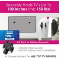 HangSmart TV ® Wall Mount NO Stud - Walmart.com