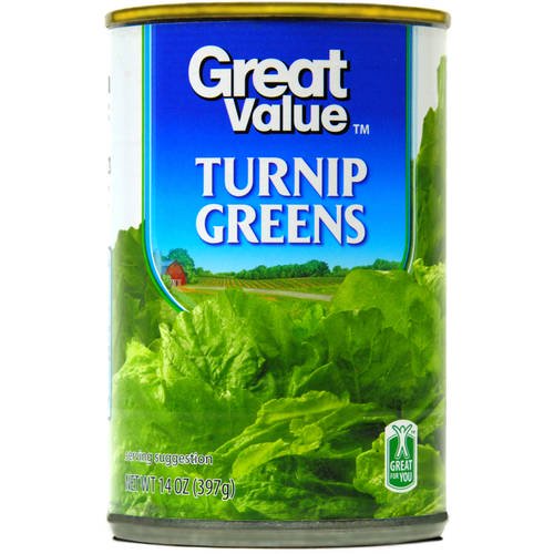 Great Value Canned Turnip Greens, 14 oz - Walmart.com