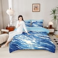 Castle Fairy Sea Waves Twin Comforter Sets,Japanese Style Bedding Set ...