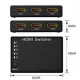SANOXY HDMI 5x1 5 Port Switch/Switcher with IR Remote Support 3D ...