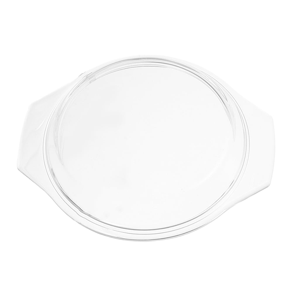 Winskyall Clear Microwave Plate Cover Lid For Food Heat Resistant Splatter Guard For Microwave Oven Kitchen Gadget For Dish Heating Serving Glass Lid