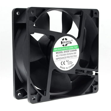 AC Infinity AXIAL S1238D, Dual 120mm Muffin Fan with Speed Controller ...