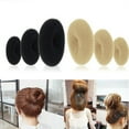 Grofry Women Magic Donut Hair Ring Bun Former Shaper Hair Styler Tie ...