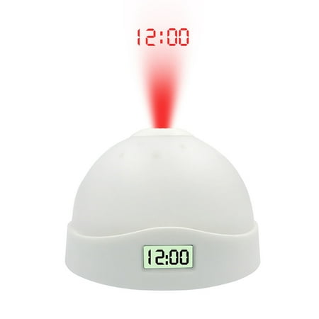 RXIRUCGD Electronic Alarm Clock With Colorful Lights And Sky Projection ...