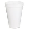 Genuine Joe Disposable Foam Cups for Hot/Cold Beverages, 12 fl oz, 1000 ...