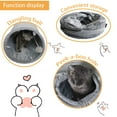 Cat Tunnel for Indoor Cats, 51Ã—12 inch Foldable Big Cat Tunnel, Grey ...