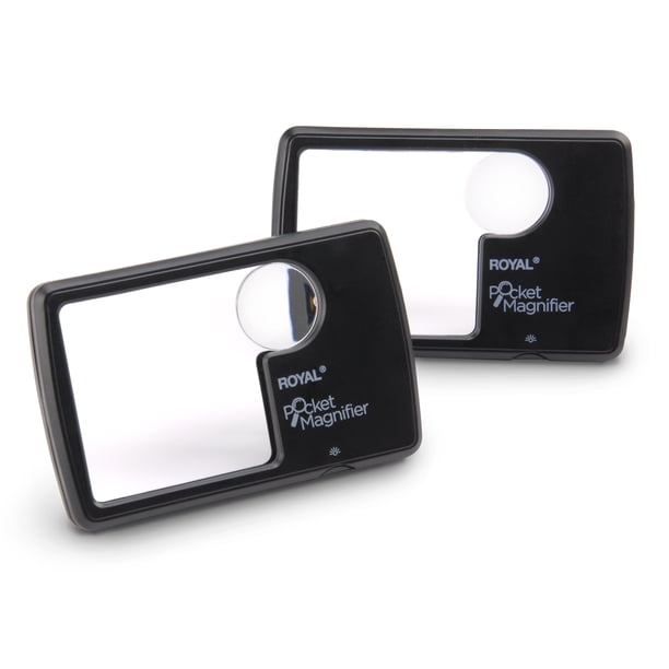Royal SM10 Handheld 3X Illuminated Pocket Magnifier Scratch Resistant ...