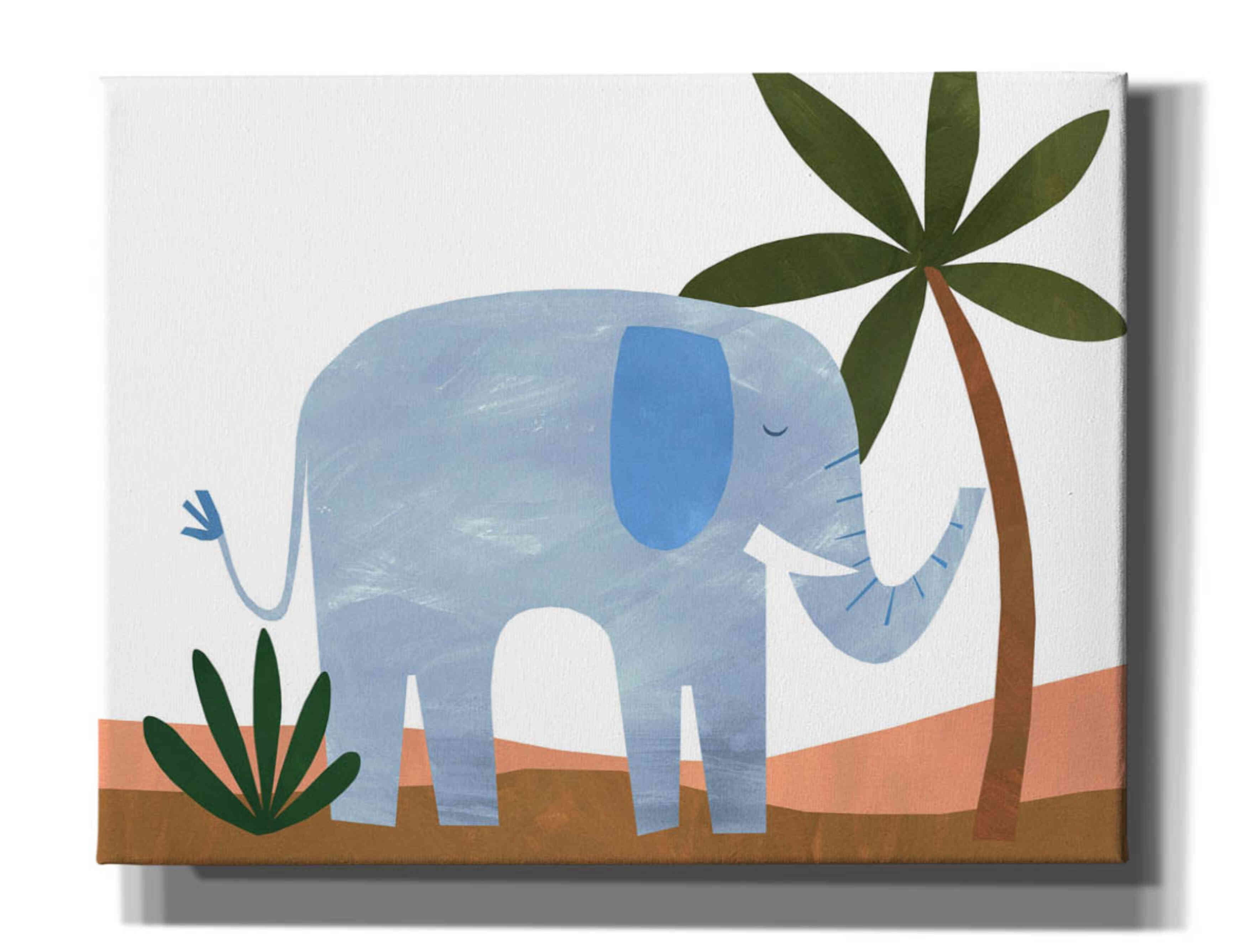 Epic Graffiti 'Ellie The Elephant' by Emily Kopcik, Canvas Wall Art, 34 ...