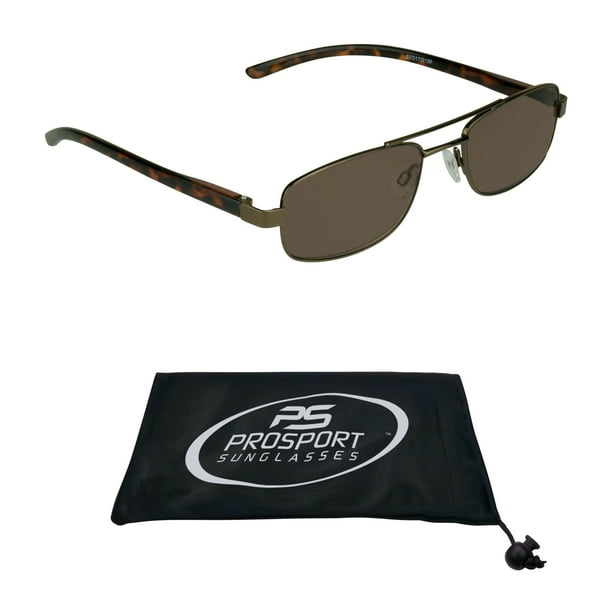 Reading Glasses Brown Tinted Full Lens Sun Readers High Nickel Metal Aviator Frame Walmart