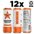 Rockstar Focus Zero Sugar Energy Drink, Passionfruit Mango Flavor, Lion ...