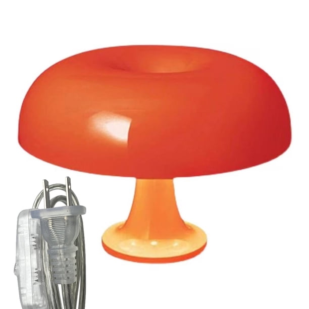 AGILITY mushroom table lamp Polycarbonate table lamp，4 free LED light ...