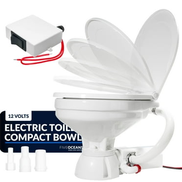 SUPERFLO 600w Macerating Toilet with Flush Tank, Powerful & Quiet ...