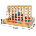 Glintoper Tic Tac Toe & 4 in a Row Tables Game Set, Classic Board Line ...