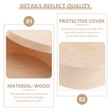 Omeite Double-layer cheesecake packaging wooden box 6-inch cheese ...