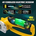 Cordless Electric Scissors, 4V Rechargeable Box Cutter & Cardboard ...