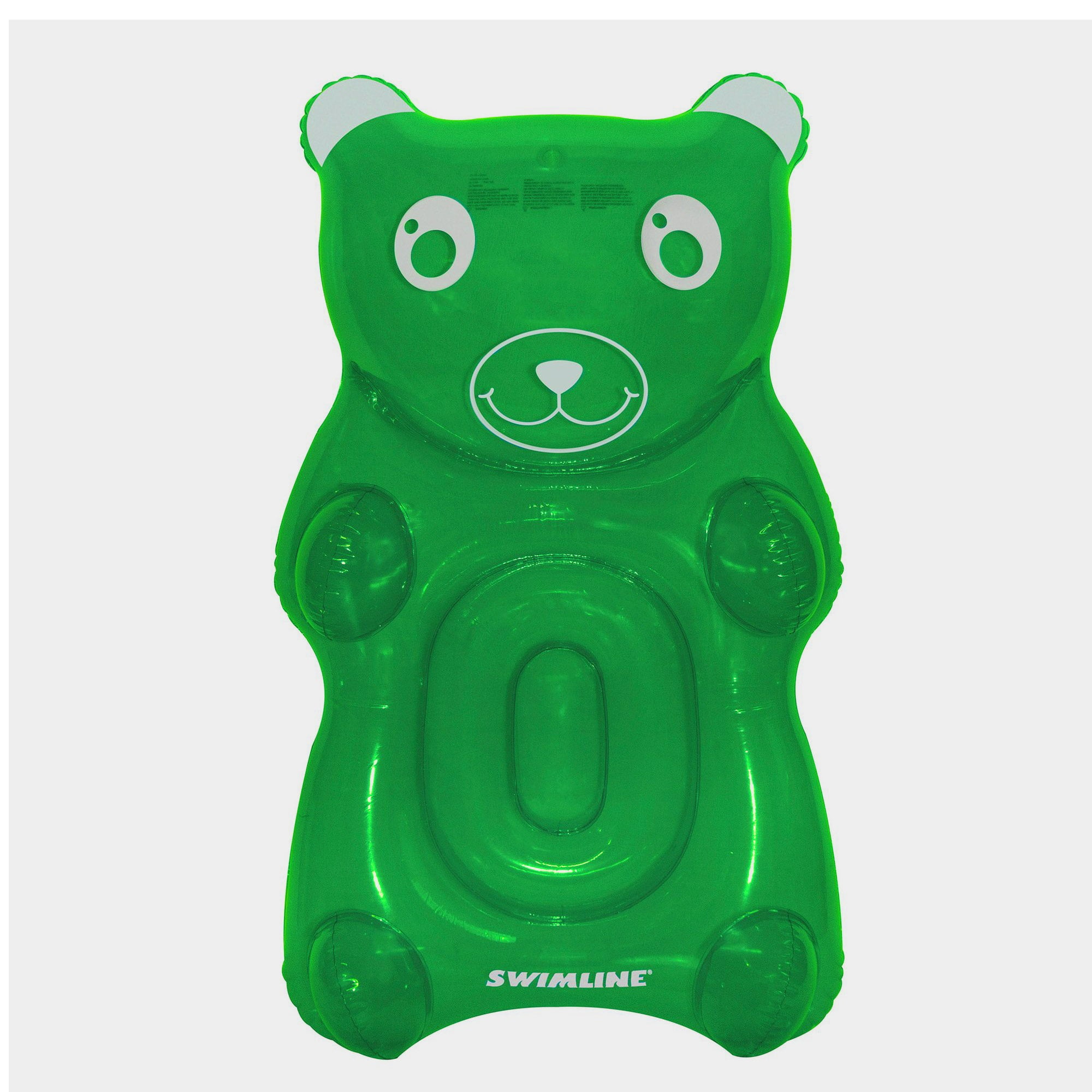 60" Green Gummy Bear Swimming Pool Float - Walmart.com