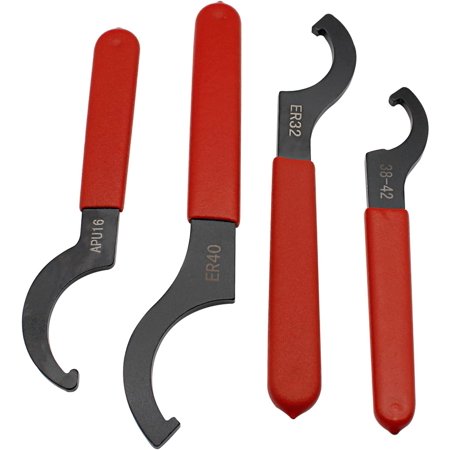 4Pcs Spanner Wrench Set,Coilover Wrench,Universal Hook C Shock Spanner ...