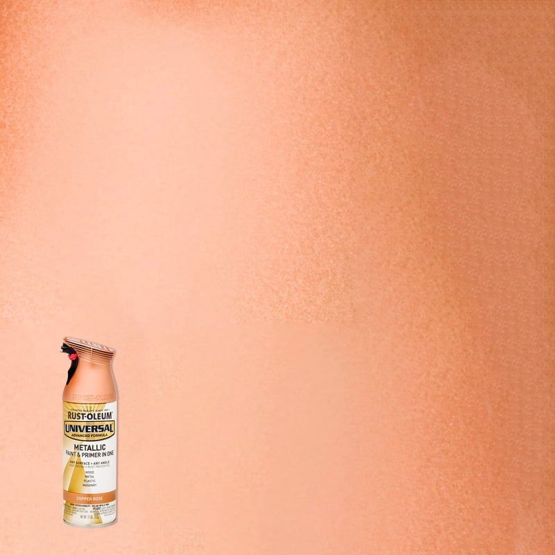 Rust-Oleum Universal Copper Rose Metallic Spray Paint 11 oz. - Walmart ...
