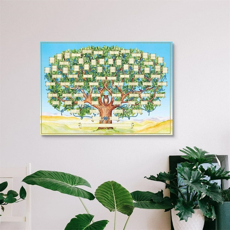 Family History Chart 6 Generation Family Tree Chart - Fillable Ancestry ...