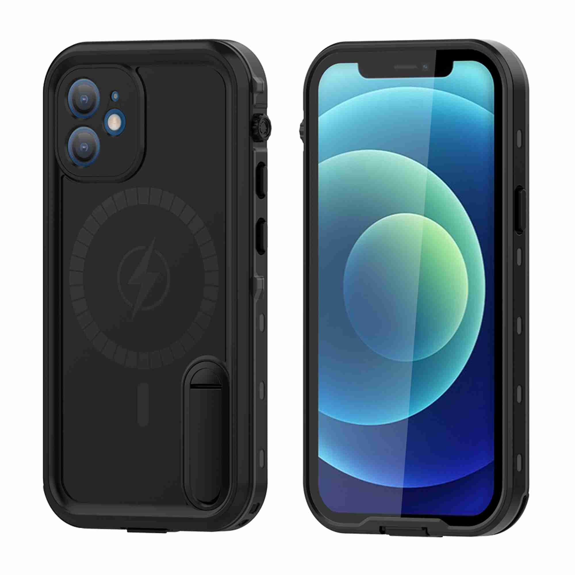 Apple iPhone 12 Waterproof Case, Dteck Full-body Protection Shockproof ...