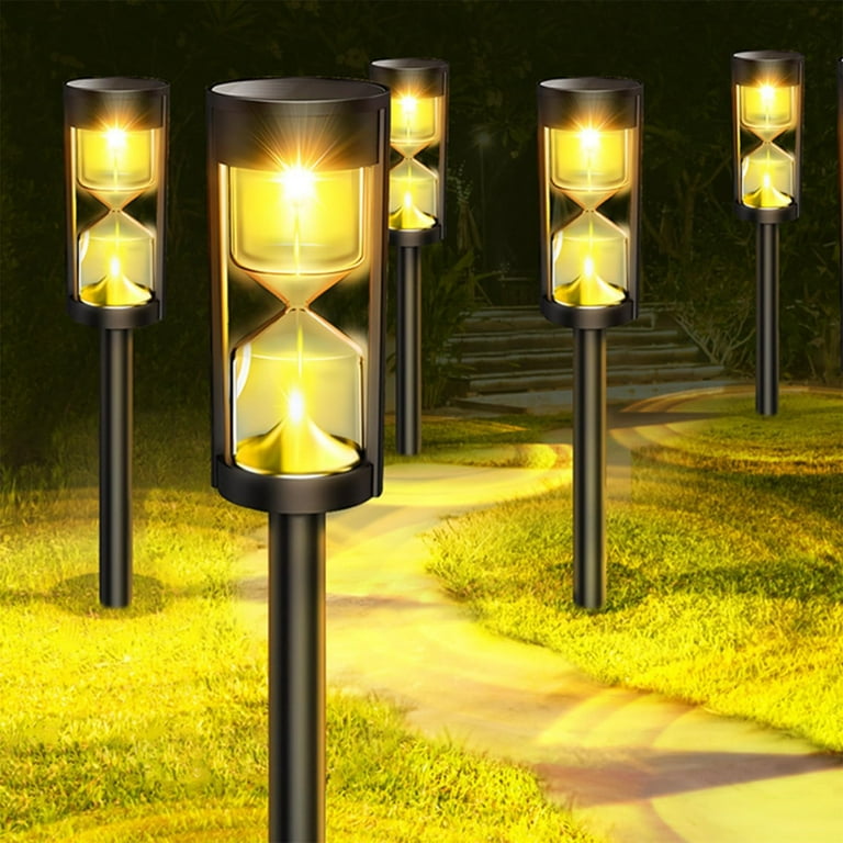 Amber Led Solar Pathway Lights Amazon.com : Lytmi Solar Lights Outdoor