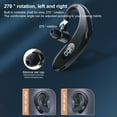 Bluetooth Headset with Microphone, Open Ear Headphones, Dual Connect ...