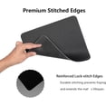 Black Office/Gaming Mouse Pad 10.2x8.2 Inch, Stitched Edge, Durable ...