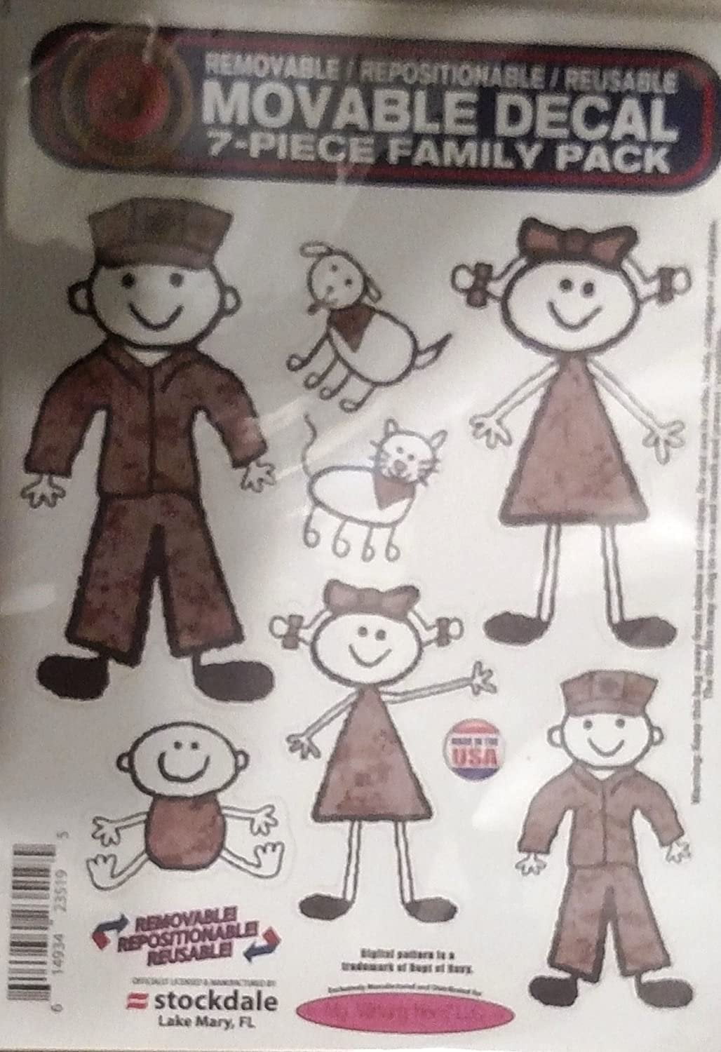 Marines Family Spirit Window Stickers Decal Sheet United States Marine ...