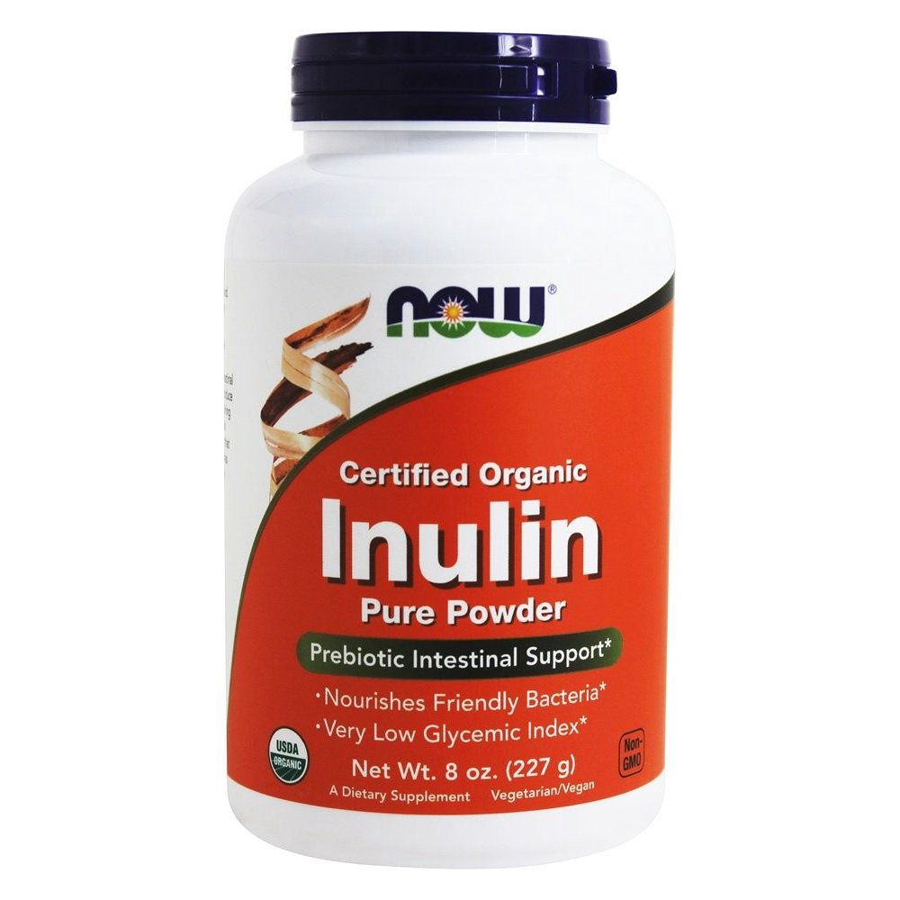 Now Foods Organic Inulin Pure Powder 227 g, 8 oz-2 Pack - Walmart.com ...