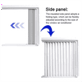 Window Air Conditioner Side Panels with Frame, Adjustable Insulation AC ...